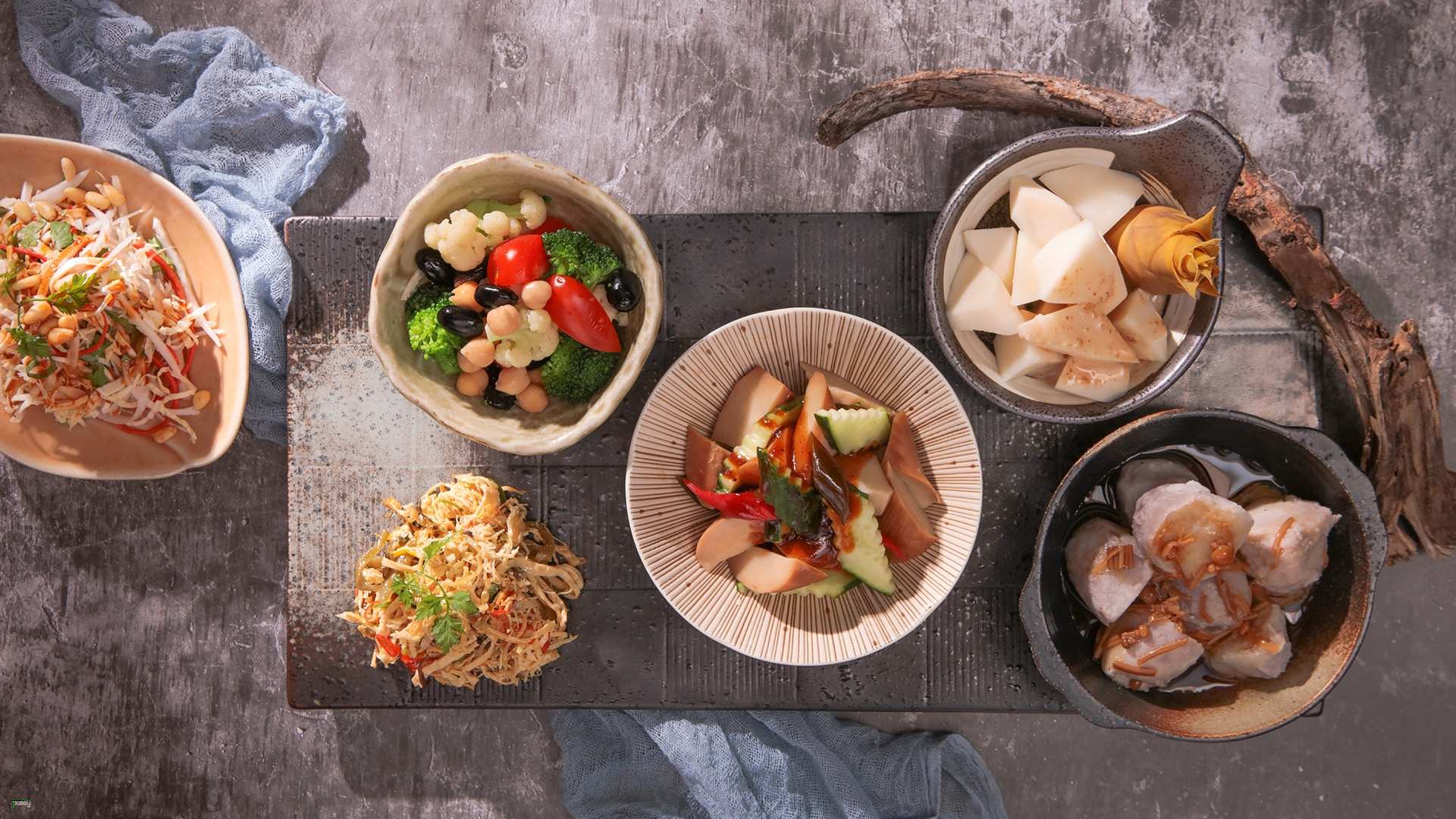 [Ẩm thực rau củ Đài Bắc] Set Menu chọn lọc hương trà của Zen Tea House ...