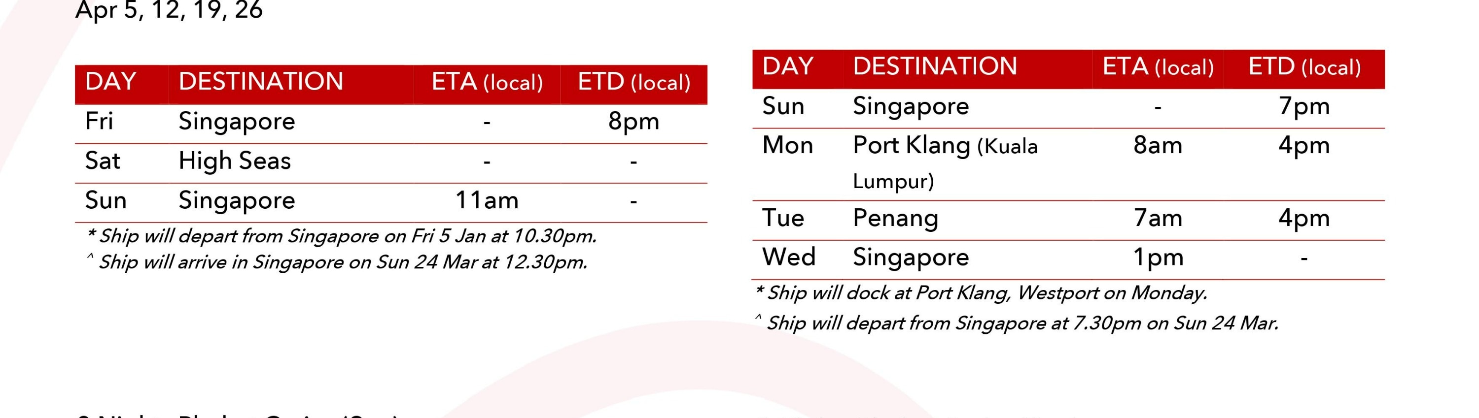 Saver Fare Special Genting Dream Destination Cruises by Resorts World ...