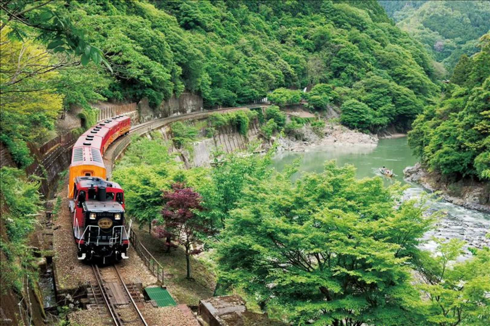 Tiket [Kansai Day Trip] Kyoto | Sagano Trolley and Hozugawa River ...